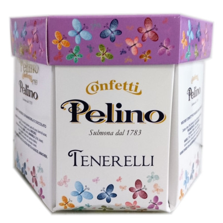 Confetti Pelino - Sugared Almonds "Ciocomandorla" - Pink with Chocolate ...